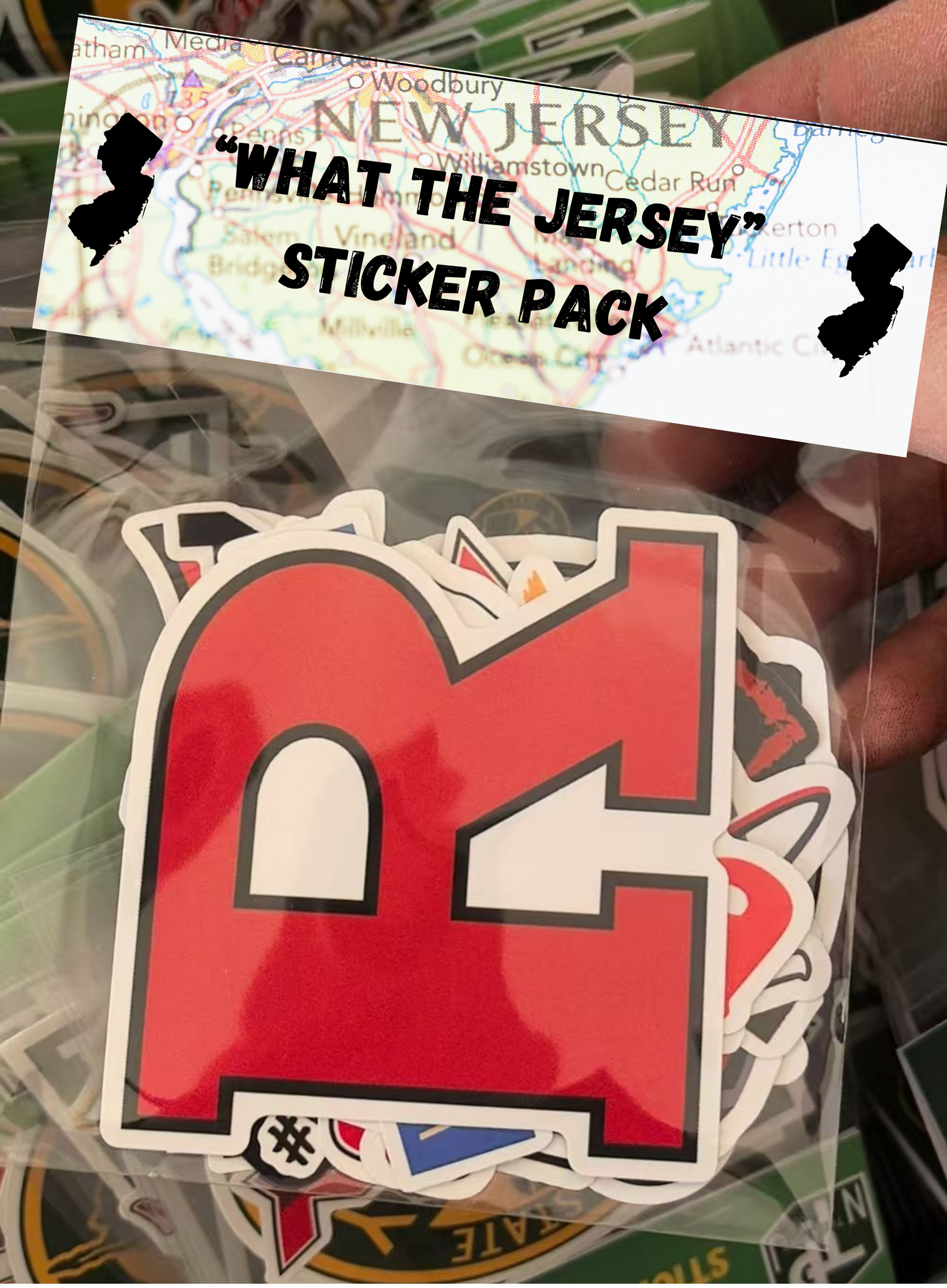 "What The Jersey" Sticker Pack – Stay Jersey