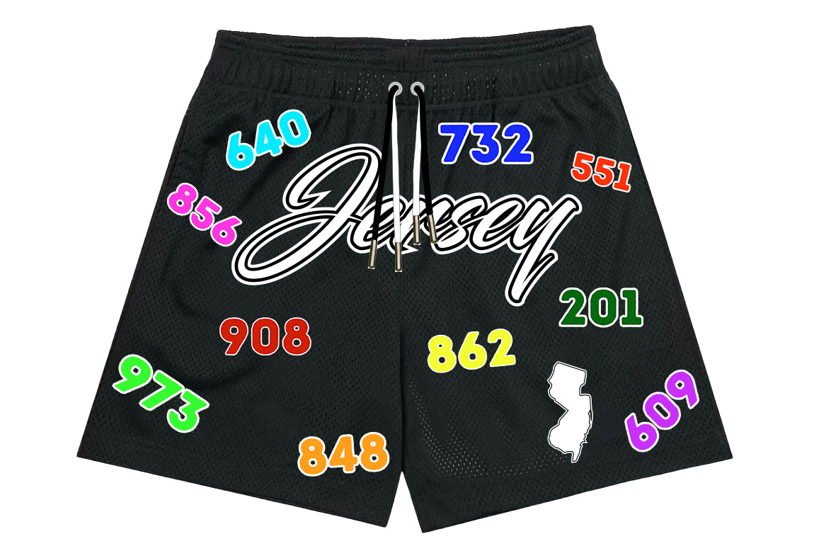 Jersey Area Code Shorts – Stay Jersey